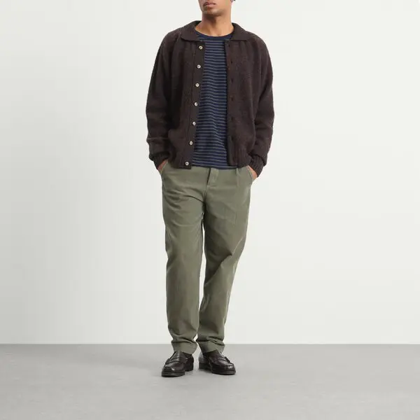 Folk Assembly Corduroy Pants - Dark Olive Cord