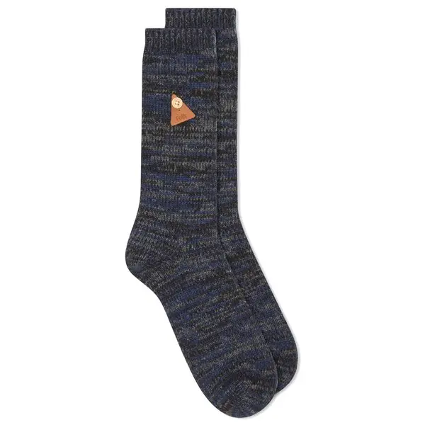 Folk Wool Melange Socks - Midnight Mix