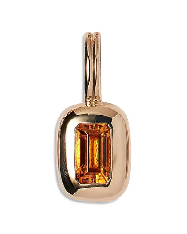 WWAKE 14k Yellow Citrine Tempo Charm - Gold
