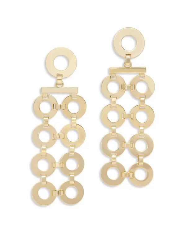 Ramy Brook Ring Link Drop Earrings