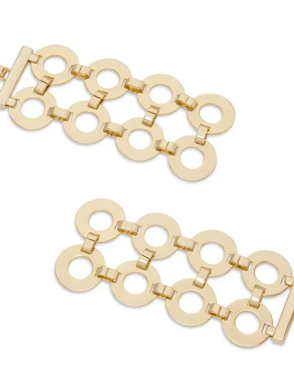 Ramy Brook Ring Link Drop Earrings