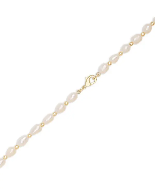 Ramy Brook Freshwater Pearl And Stone Dangle Charm Necklace