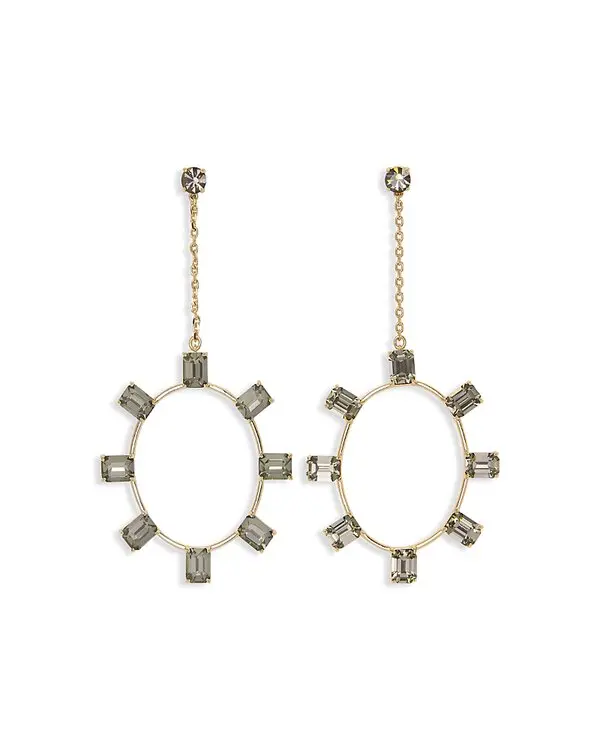 Ramy Brook Stone Jewelry Alanna Circle Drop Earrings - Gold
