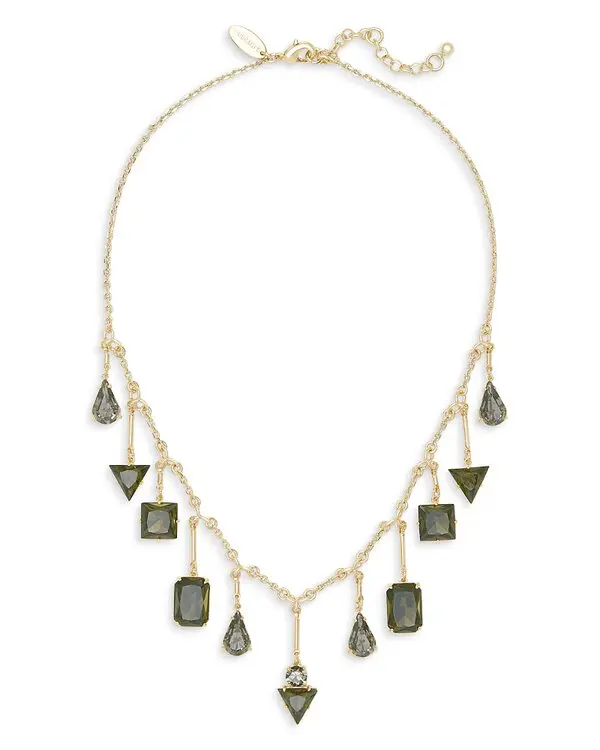 Ramy Brook Alanna Mixed Shape Stone Statement Necklace - Gold