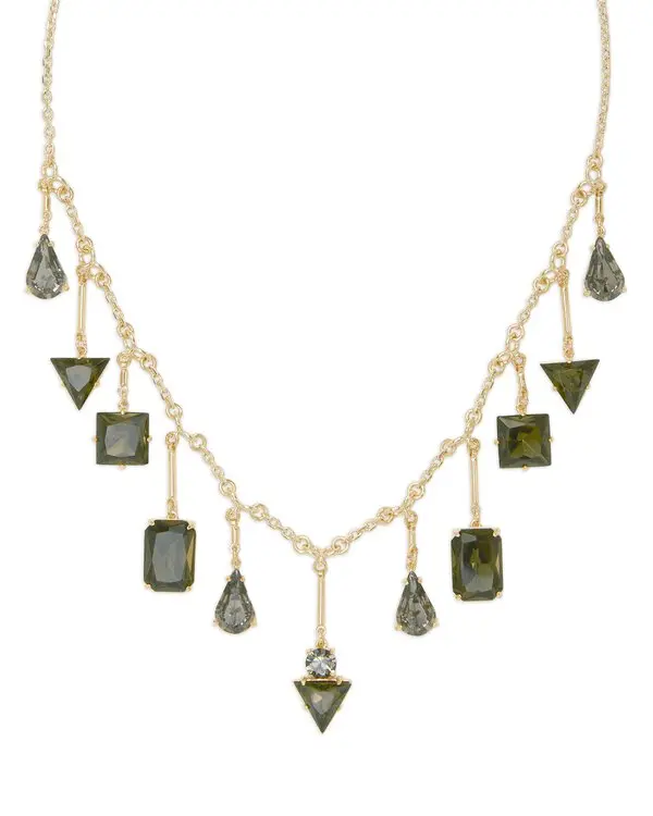 Ramy Brook Alanna Mixed Shape Stone Statement Necklace