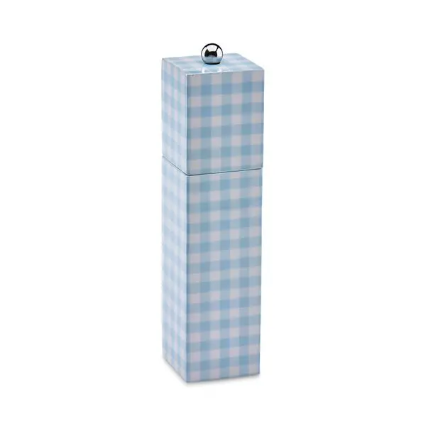 ADDISON ROSS 9.6 Gingham Salt & Pepper Grinder - Blue Gingham