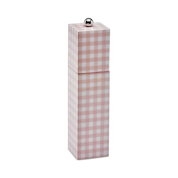 ADDISON ROSS 9.6 Gingham Salt & Pepper Grinder - Pink Gingham