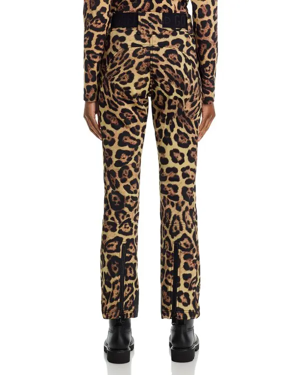 Goldbergh Minou Ski Pants - Brown Leopard