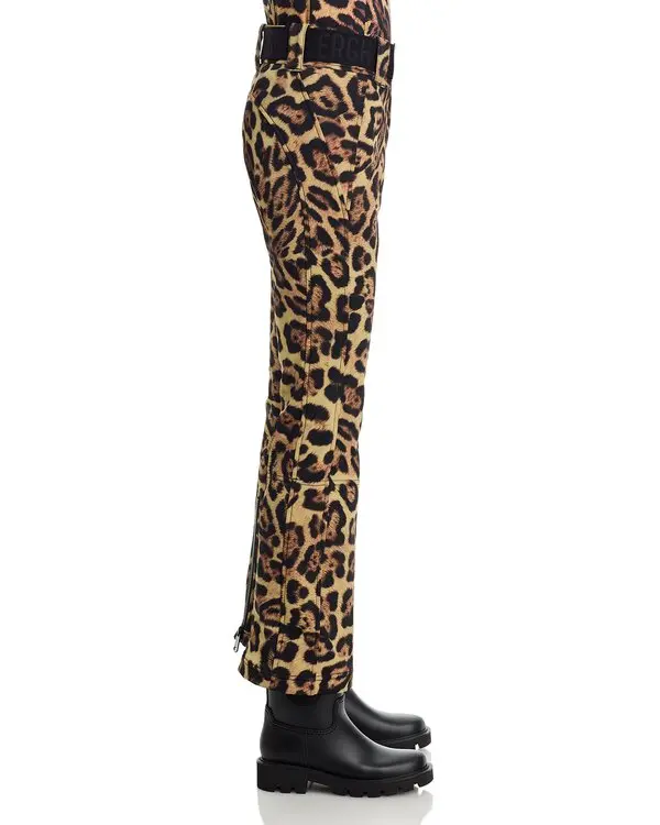 Goldbergh Minou Ski Pants - Brown Leopard