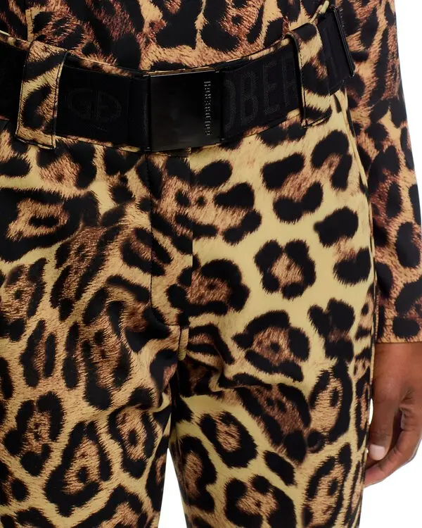 Goldbergh Minou Ski Pants - Brown Leopard