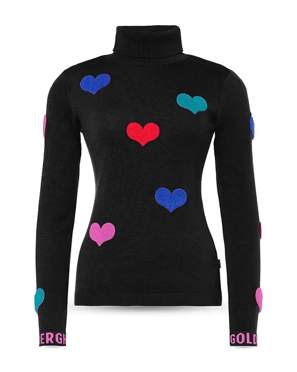 Goldbergh Bacio Long Sleeve Knit Sweater - Black