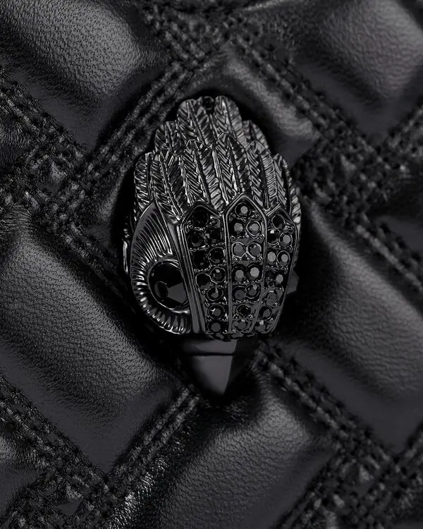 Kurt Geiger Kensington Heart Mini Quilted Leather Crossbody