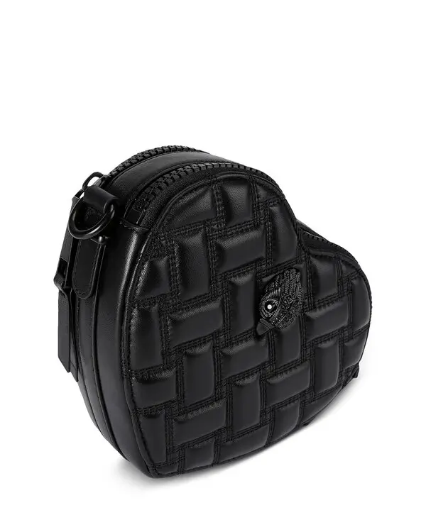 Kurt Geiger Kensington Heart Mini Quilted Leather Crossbody