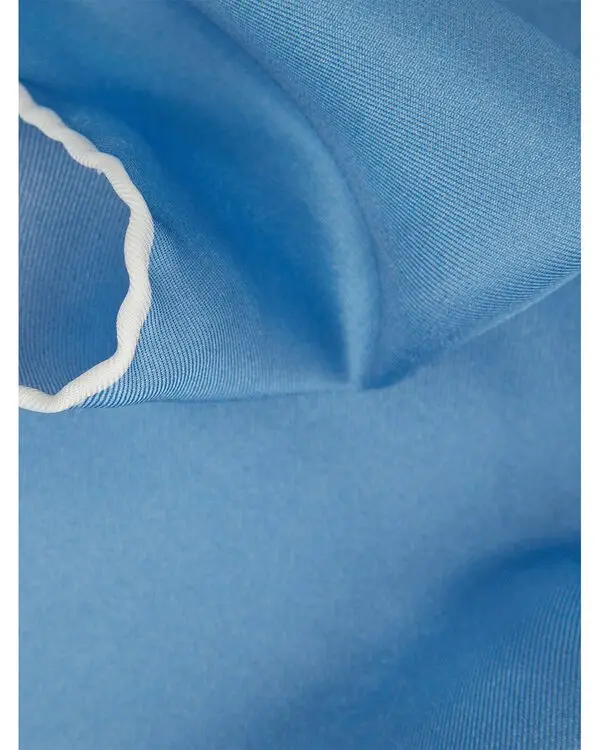 REISS Ceremony Plain Silk Pocket Square - Soft Blue