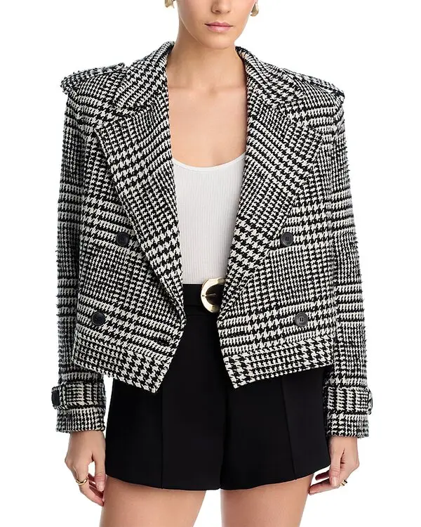 L'Agence Xoey Cropped Trench Coat