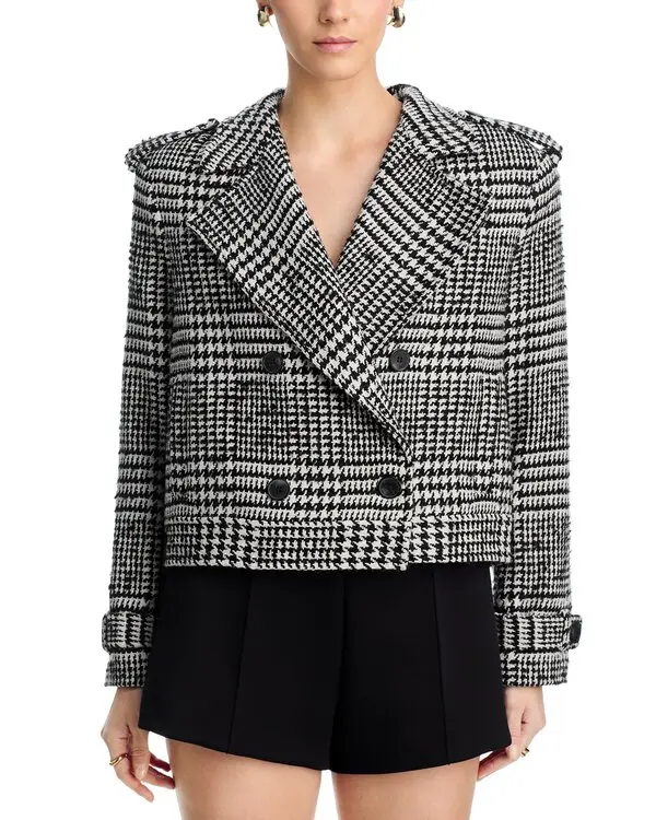 L'Agence Xoey Cropped Trench Coat
