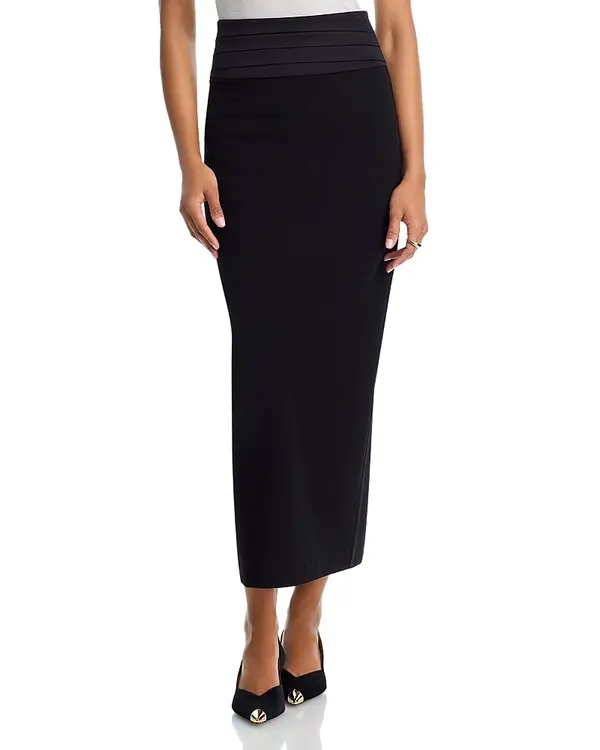 L'Agence Honesty Cummerbund Maxi Skirt