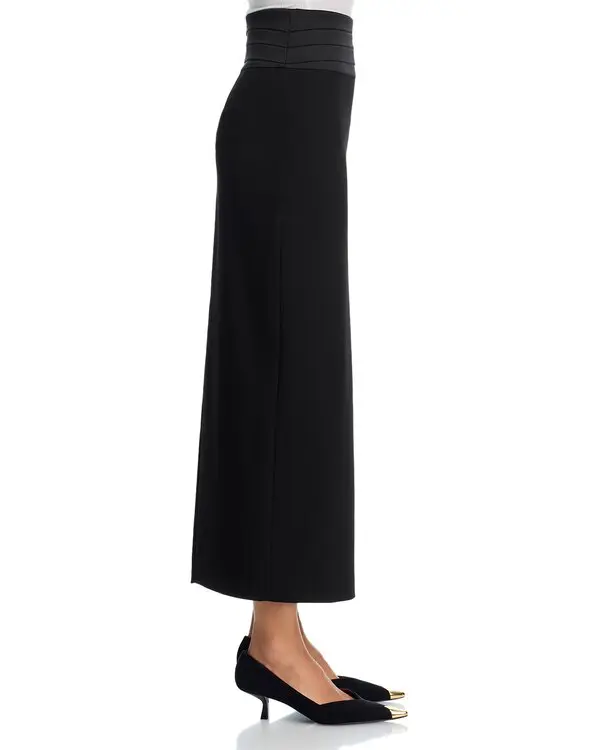 L'Agence Honesty Cummerbund Maxi Skirt