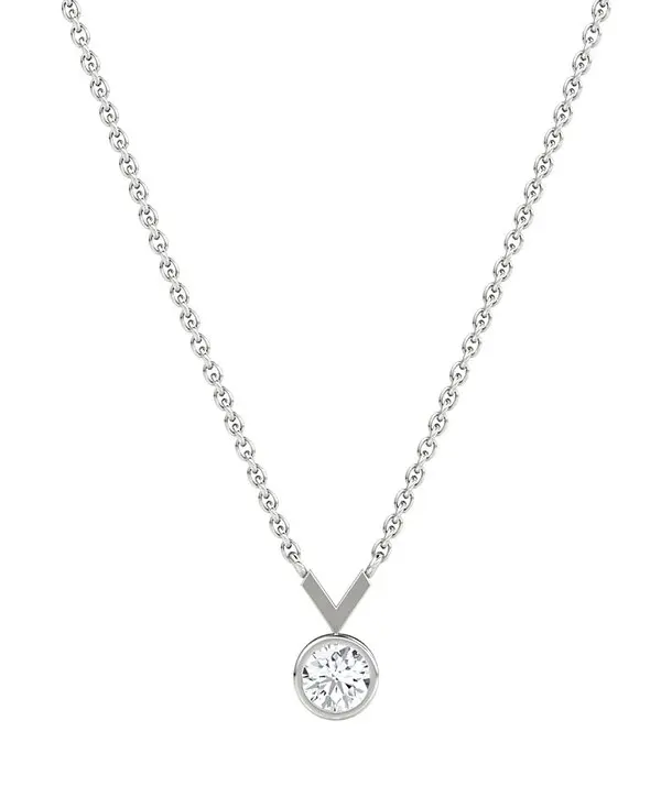 VRAI Arrow Diamond Necklace - K White Gold