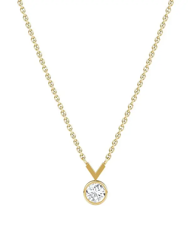 VRAI Arrow Diamond Necklace - K Yellow Gold