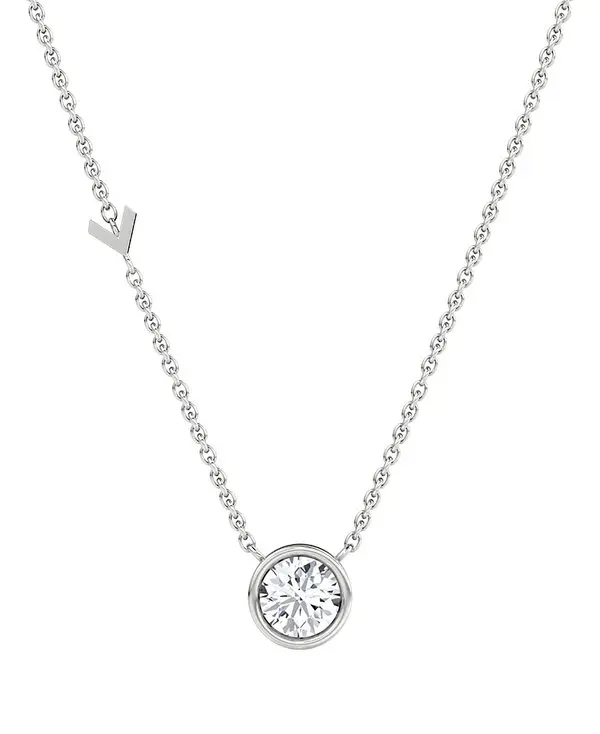 VRAI Arrow Station 0.75ctw Diamond Necklace - K White Gold