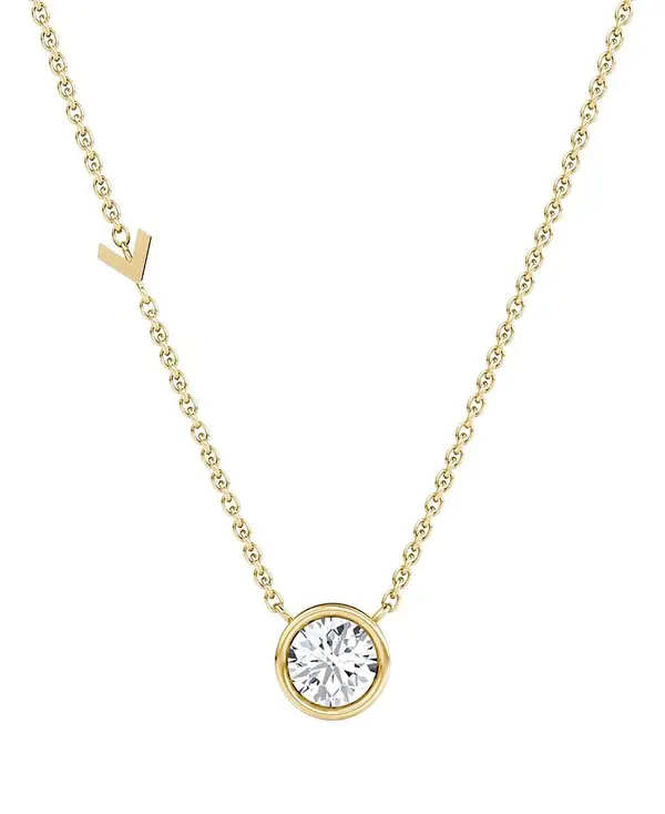 VRAI Arrow Station 0.75ctw Diamond Necklace - K Yellow Gold