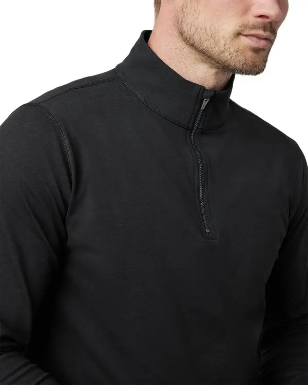 Vuori Coronado Half-zip Sweatshirt - Black