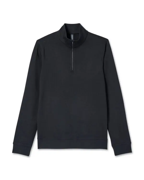 Vuori Coronado Half-zip Sweatshirt - Black
