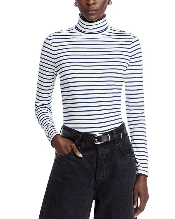 Vineyard Vines Deluxe Turtleneck Top - Baystripe
