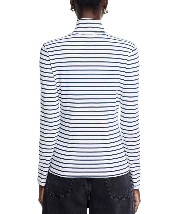Vineyard Vines Deluxe Turtleneck Top - Baystripe
