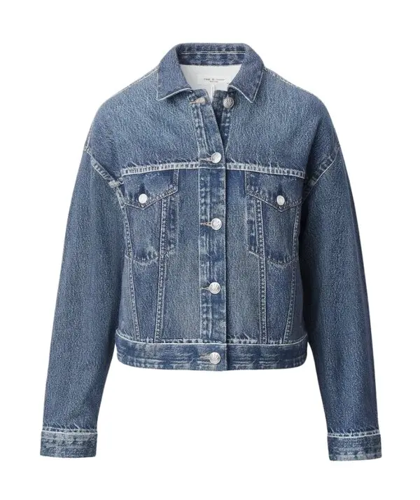 Rag & Bone Miramar Terry Trucker Jacket - Almda