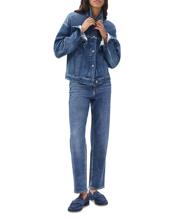 Rag & Bone Miramar Terry Trucker Jacket - Almda