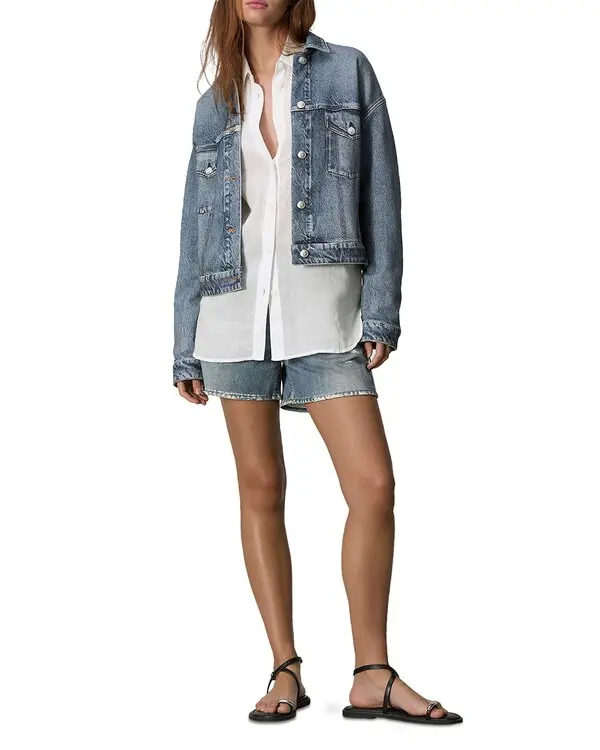 Rag & Bone Miramar Terry Trucker Jacket - Walker