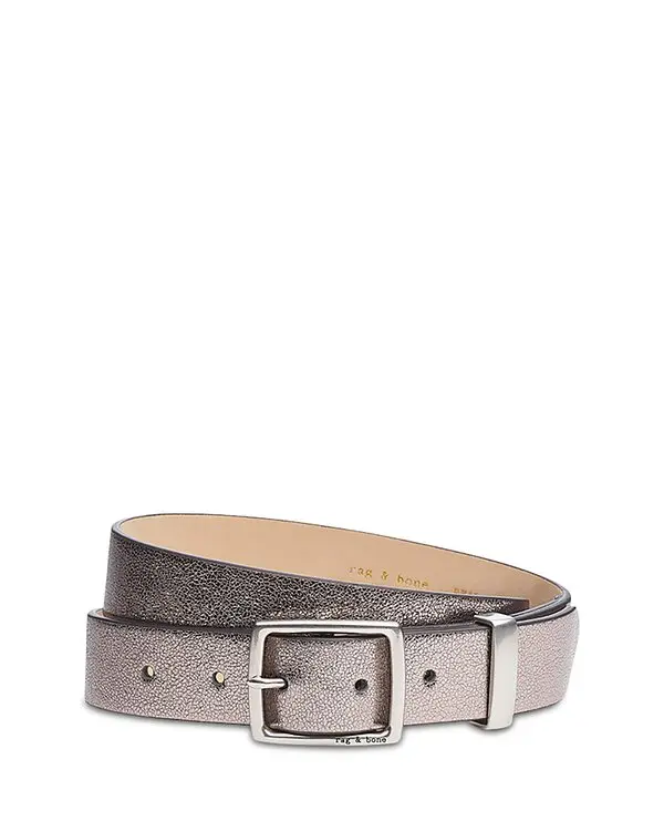 Rag & Bone X Boyfriend Leather Belt - Gnmt