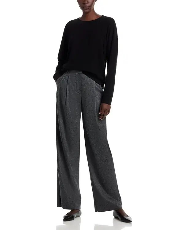 Eileen Fisher Cotton Jacquard Crewneck Sweater