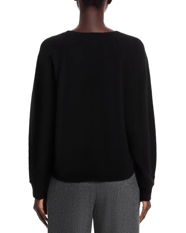 Eileen Fisher Cotton Jacquard Crewneck Sweater