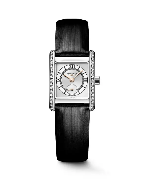 LONGINES Mini Dolcevita Watch 22mm X 29mm - Silver/black