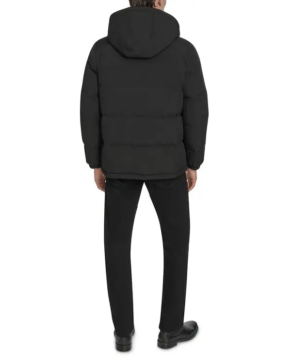 Andrew Marc Marlton Hybrid Puffer Jacket - Black