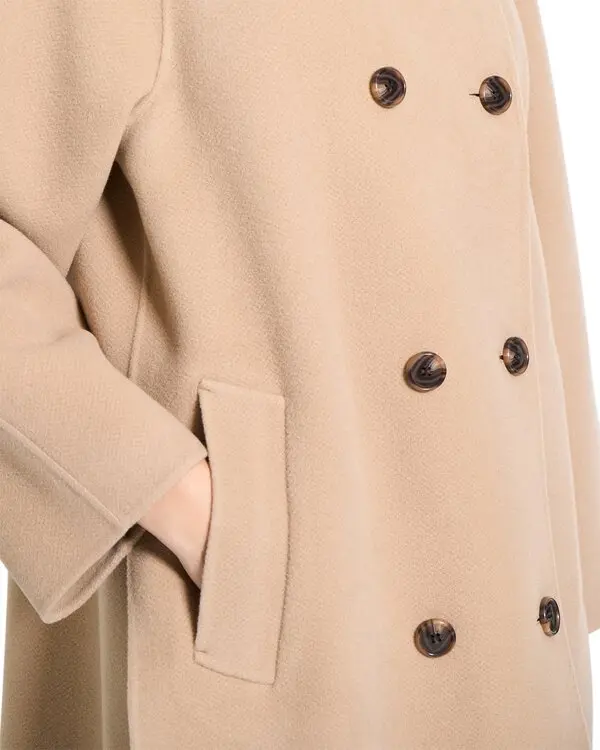 Theory Long Wool & Cashmere Coat - Palomino