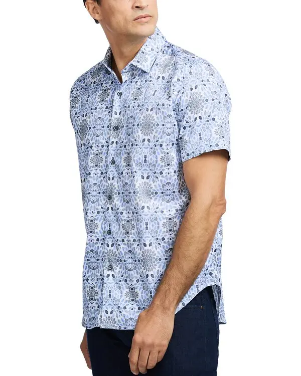 Robert Graham Amagansett Cotton Blend Button Down Shirt