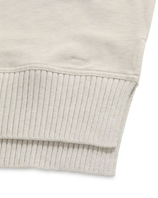 Vineyard Vines Dreamcloth Rib Mix Funnel Neck Pullover