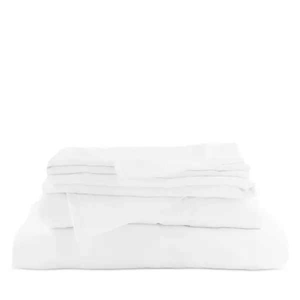 Michael Aram Long Staple Cotton Queen Sheet Set - Cloud And White