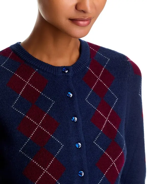 525 America Windsor Argyle Cardigan