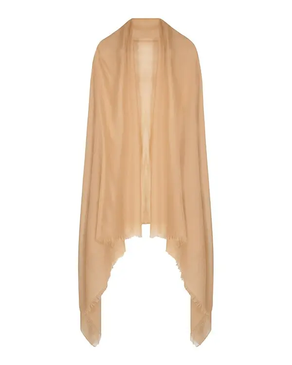 Sofia Cashmere Ultrafine Cashmere Wrap - Camel