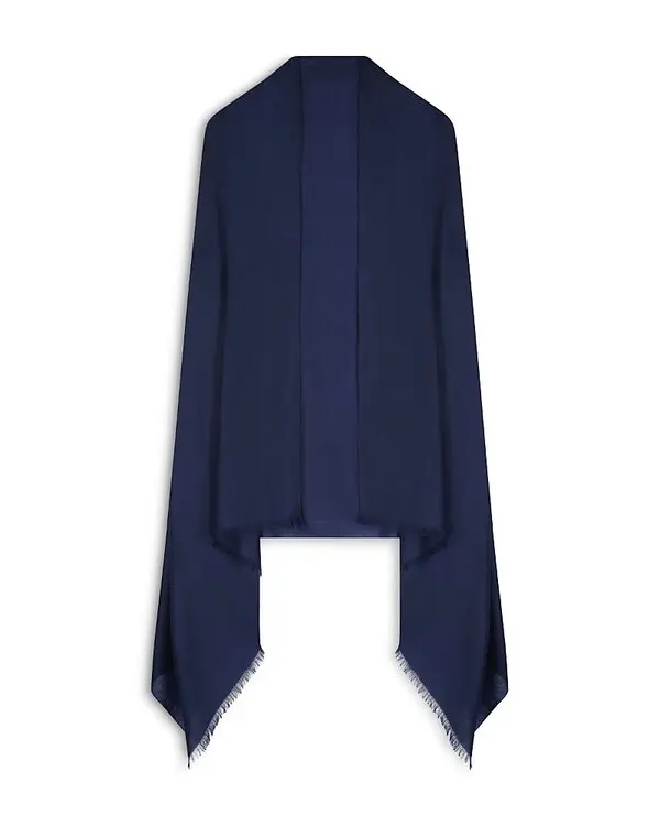 Sofia Cashmere Ultrafine Cashmere Wrap - Navy
