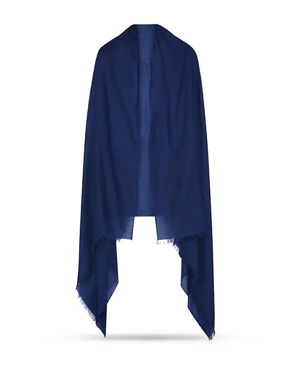 Sofia Cashmere Ultrafine Cashmere Wrap - Navy