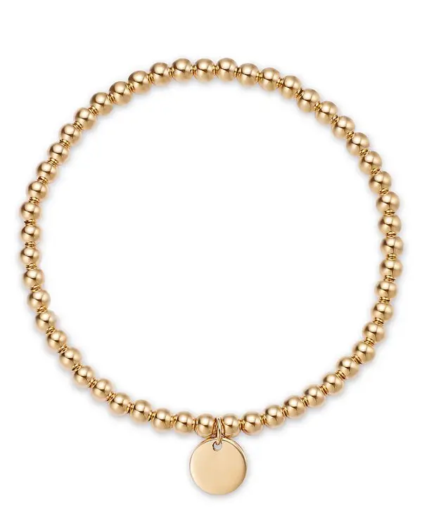 Bloomingdale'S Beaded Bracelet In 14k Yellow - Gold