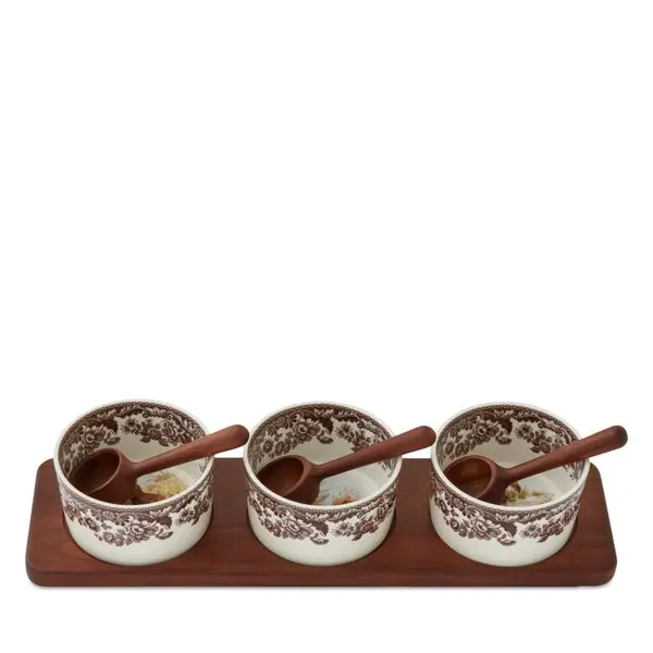 SPODE Woodland 7 Piece Condiment Set