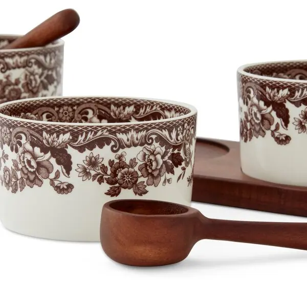 SPODE Woodland 7 Piece Condiment Set