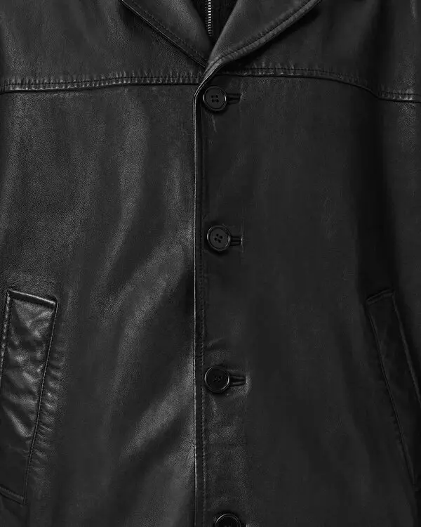 ALLSAINTS Bradwell Leather Coat